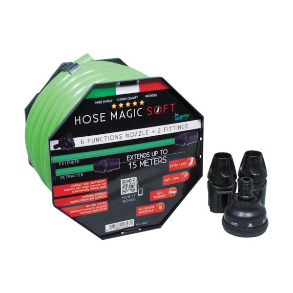 【仕様】●長さ(m)：25●内径(mm)：13.5●外径(mm)：18●使用圧力(MPa)：0.35●許容曲げ半径(mm以上)：12●使用温度範囲(℃)：0〜60●色：グリーン●保管時全長(m)：10●使用時全長(m)：25【型番】MS13...