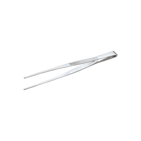 【特長】●微小なパーツや小物を容易につかむことができます。●直タイプ（ギザ付）です。【仕様】●幅(mm):10●全長(mm):180●先端:直/ギザ付【用途】●小物つまみ作業。【材質／仕上】●ステンレス（SUS430）【セット内容】【注意】...