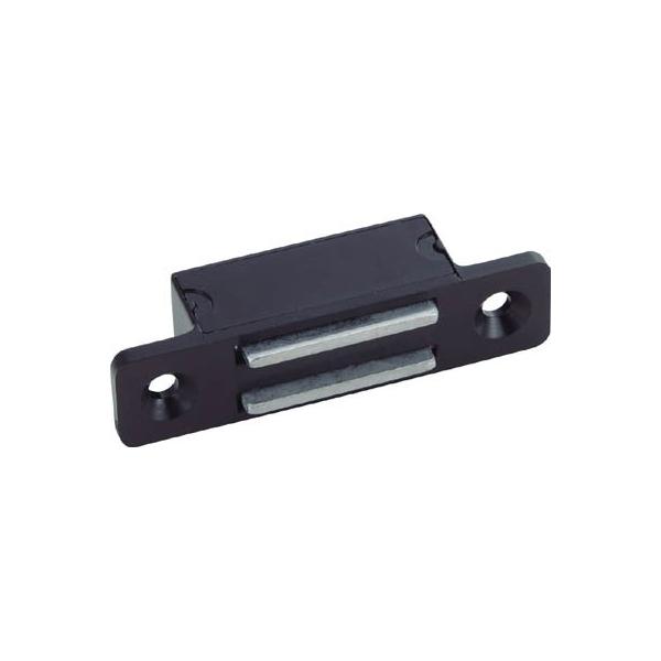 【特長】●外観露出を少なくでき、木製家具などに最適です。【仕様】●吸着力(N):30●色:黒●全長(mm):48●埋込型●本体取付穴寸法:3.2×6.2mm長穴【用途】【材質／仕上】●本体:ABS樹脂【セット内容】【注意】【納期】メーカーに...