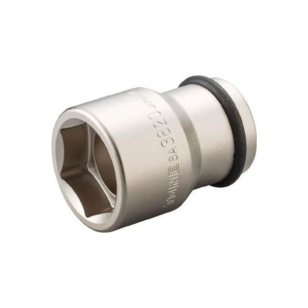 【特長】●大型バス・トラック用ホイールナット着脱専用です。【仕様】●差込角(mm):19.0●全長(mm):80●対辺寸法(mm)6角:41●対辺寸法(mm)4角:21●質量(g):825●アウターナット・インナーナットの着脱作業が1個のソ...