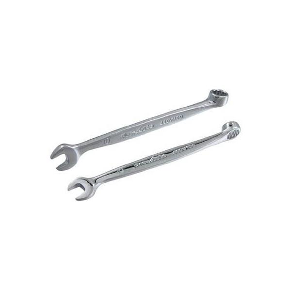 【特長】●次世代型コンビネーションレンチです。●メガネとスパナを合体させた片目片口レンチです。●メガネ部はディープボックス形状で従来レンチより、より深いところにあるナットに容易にアクセスできます。●握る面が大きく手にフィットし力の入れやすい...