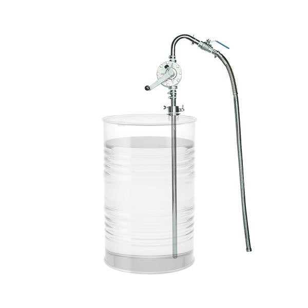 《仕様》●使用可能容器：200Lクローズドラム缶（JIS規格：大栓G2/小栓G3/4）●使用液体：溶剤　※溶剤をご使用の場合は材質を侵さないものに限ります。●使用可能粘度：500cP●吐出量：220cc/1ストローク●押上揚程：2m●付属品...