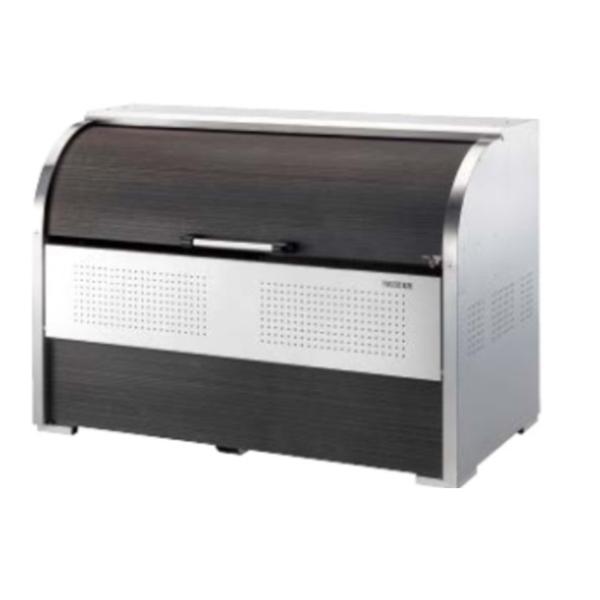 《仕様》●材質： 本体：ステンレス シート：塩化ビニル●容量： 1250L●サイズ(mm)： W1650*D900*H1160(アンカーボルト付属)●質量： 75kg《特長》●上質で美しい木目調のゴミ収集庫。景観と調和する柔らかなデザイン。...