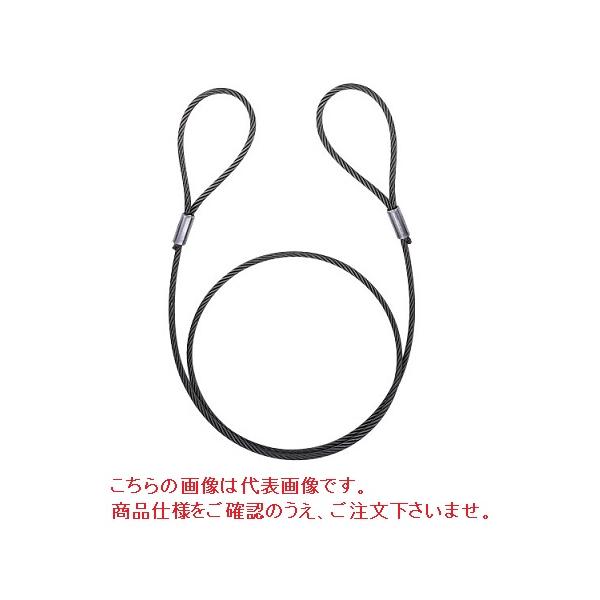 《仕様》●長さ：2m●ロープ径：12mm●アイ長：240mm●重量：1.48kg《特長》●JIS規格ワイヤロープを使用！●玉掛作業等、重量物の吊り上げに！