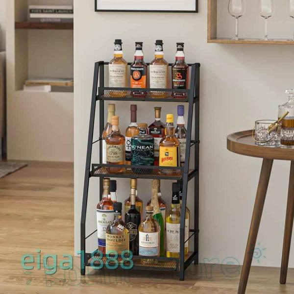 【商品詳細】素材：炭素鋼、木材。重量：約3.8kg。サイズ：約40×30×79cm。日本語説明書付き。【丈夫?質感】高品質な木材と頑丈な炭素鋼フレームで作られたワインバーキャビネット。耐熱?防水?耐傷性に優れ、ヴィンテージ調の木目デザインが...