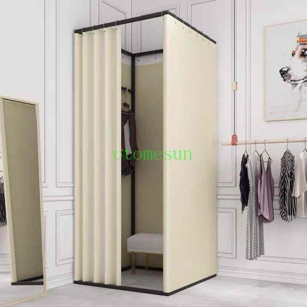 手軽に設置できる組み立て式組み立て式なので工事不要で手軽に設置できます。また軽量（約8kg）なので組み立てた後の移動も可能です。厚みのあるカーテン生地透けにくい厚みのある生地を使用しています。カラーはシンプルな3色ホワイト・グレー・ブラック...