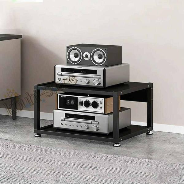 【マルチに使える収納ラック】オーディオ機器はもちろん、ゲーム機やCD/DVDプレーヤーなど、様々なAV機器をスマートに収納できます。コンパクトながら収納力に優れた設計で、リビングや書斎はもちろん、録音スタジオや小さなカフェなど、プロフェッシ...