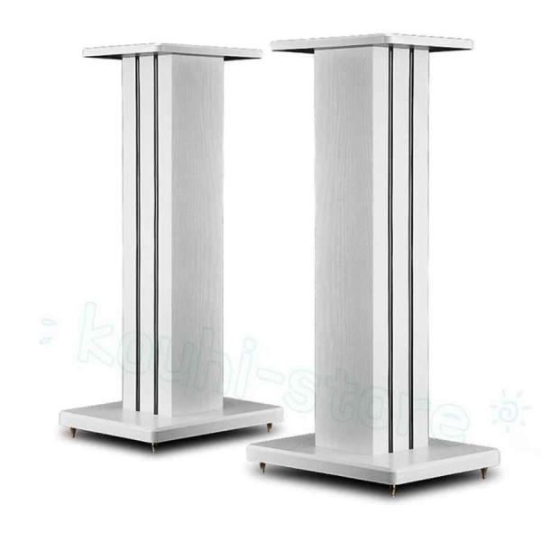 ★【エンターテインメントシステムを完璧に補完する】：映画を見ると、セリフがはっきりと聞こえるので、映画をもっと楽しむことができます。オーディオスタンドは、ホームエンターテインメントシステムを完璧に補完し、理想的なスピーカーの場所を見つけるこ...