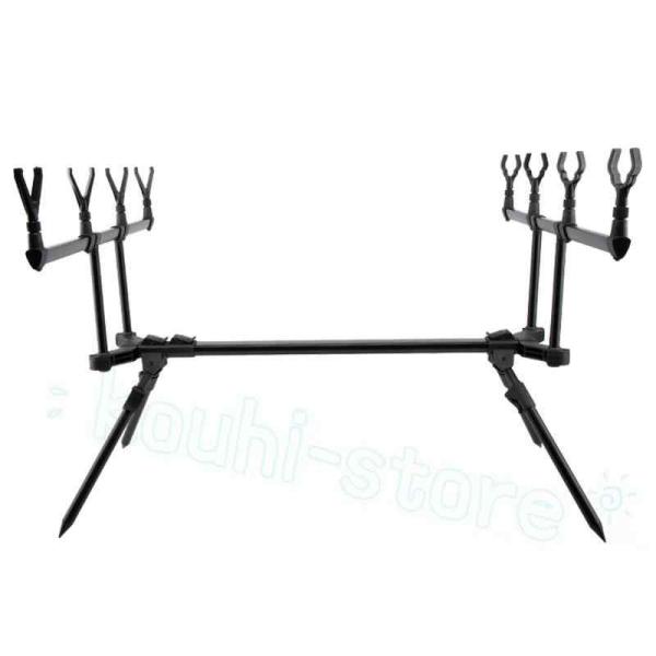 ?? バンクスティックは格納式で、ポールスタンドは折りたたみ式で、キャリーポーチに収納するのにとても便利です。?? バンクスティックが難しい貯水池、川、湖などの釣り場に最適です。?? アルミニウム合金製で、頑丈で耐久性があります。