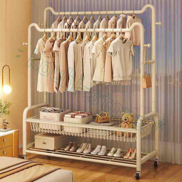 おしゃれなハンガーラックが欲しい、安くても頑丈、壊れにくいのがいいな。そんな方にオススメのハンガーラックです。※お客様の組立が必要な商品です。※要注意：オプションにはタイプの選択ありご注意ください※サイズについて、多少の誤差がある場合がございます