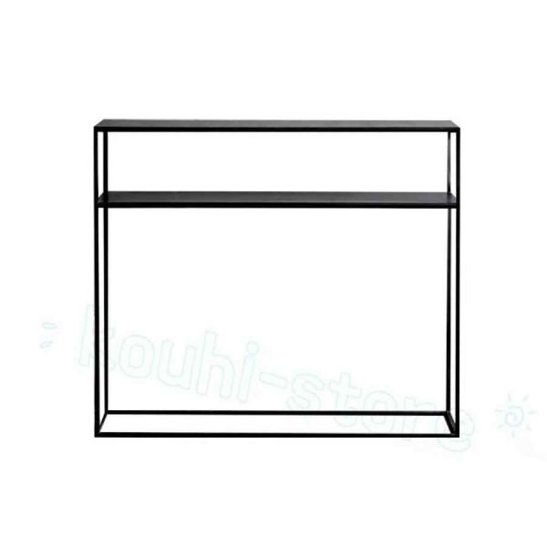 サイズ：100*30*80cm、120*30*80cm//材質：金属//組み立てるかどうか：はい ， 組み立てが必要です黒いエントランステーブル：このディスプレイテーブルは植物スタンドとしても使用でき、植物が日光に十分にアクセスできるように...
