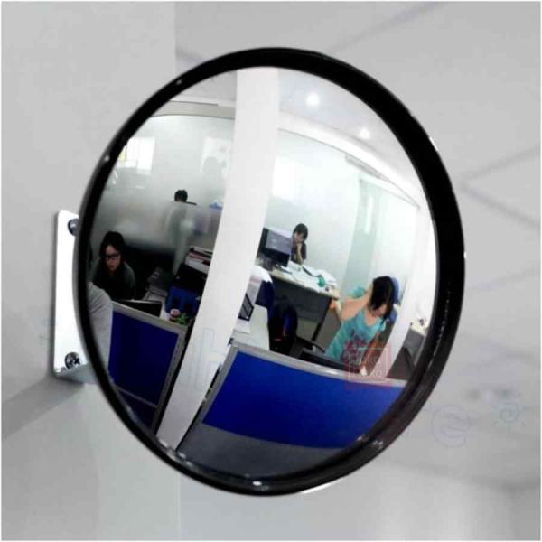 視認距離：凸型の交通ミラーは、死角の周りを見ることができ、危険な街角、車道、ガレージ、視界の悪い場所でも安全にナビゲートできます。見える範囲は10m以内。車庫から道路に出るときの安全性アップ軽量で割れにくい：カーブミラーは屋内でも屋外でも使...