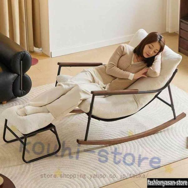 商品仕様●耐荷重: 200kg●スタイル:モダンでシンプルです●※詳しいサイズ情報について、画像を参考にお願いします。●適用範囲:寝室、リビング、玄関、アパレルショップなど多用途です【推奨ポイント】■1530度の角度で揺れる快適なチェア。柔...