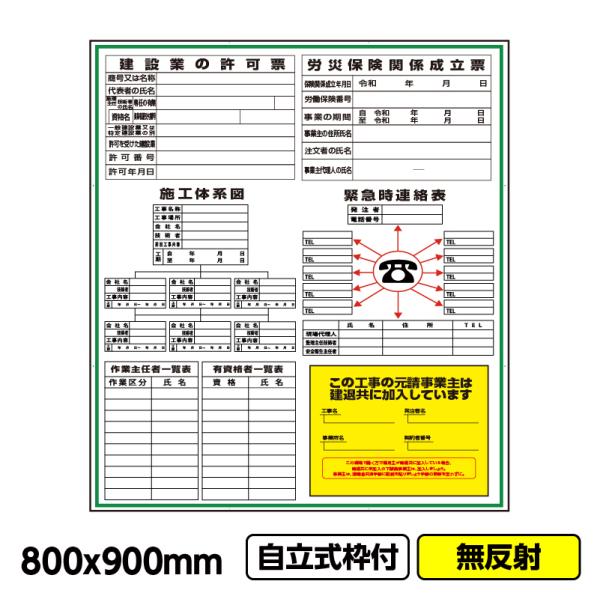 【特徴】●枠付き自立型看板です（青枠）※19角 … 19mm※別途送料加算商品【商品詳細】枠 19角付種類別でも1梱包より対応します【サイズ】サイズ幅800mm×縦900mm×脚含む高さ1070mm
