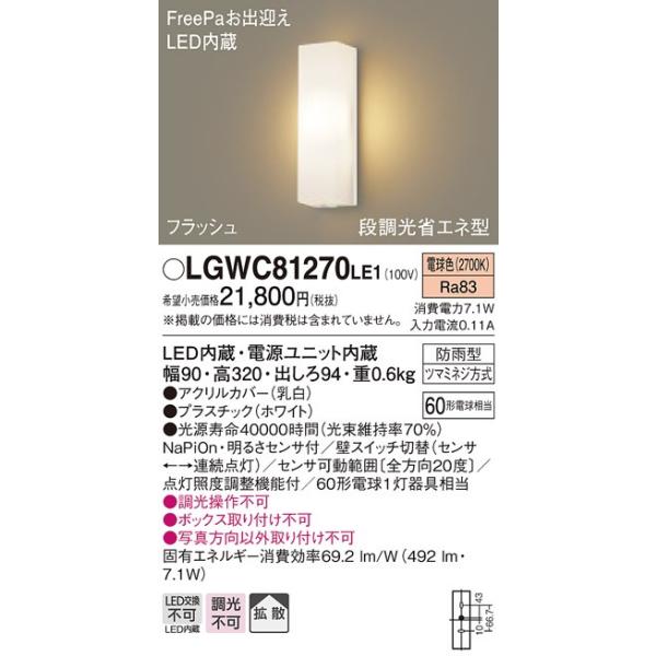 LED内蔵、電源ユニット内蔵