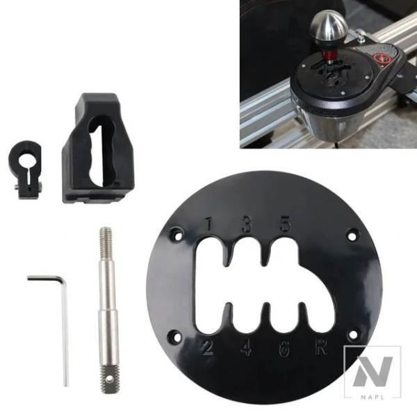 THRUSTMASTER TH8A 6速 ショートスローダンピングシフターアップグレードキット75MMレバーカバー付き■仕様 【爆買】高懸念化学物質:なしモデル:OBP005-BK原産国:中国材質:ステンレススチール+プラスチックタイプ:ギ...