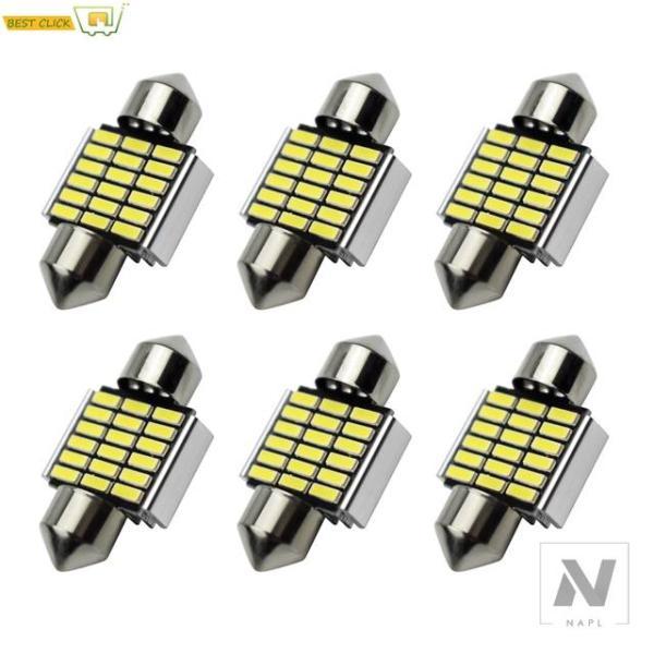 6ピース/パックフェストゥーン 31mm LED 電球 C5W ライト CANBUS 自動ドームステップウェルランプ SV8.5 DE3175 DE3022 DE3021 3021 6428 3022■仕様 【爆買】重要な化学物質:なし車両...