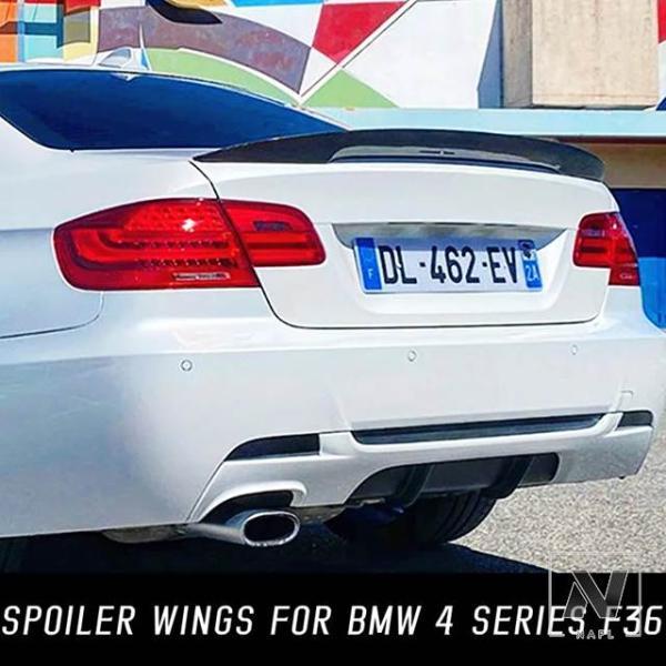BMW 2013-2020 4 F36 MP スタイルカーボンリアトランクリッドスポイラーウィング車外装チューニングアクセサリーパーツ■仕様 【爆買】車両への配置:リアトランク蓋製造国/地域:中国本土特殊機能:装飾重量:1KG外部テスト認証...