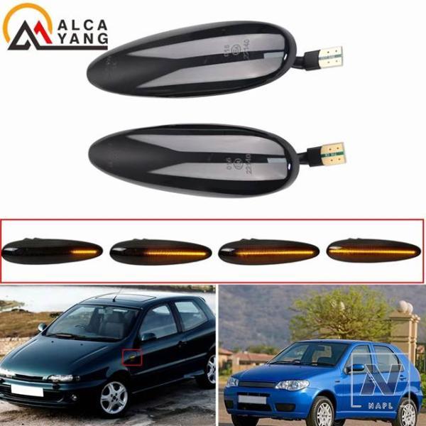 サイドマーカーライトダイナミック LED ウィンカー点滅インジケータウインカーフィアットアルベア BRAVO BRAVA MAREA CROMA STRADA EURO PALIO■仕様 【爆買】重要な化学物質:なし車両ブランド/モデル:フ...
