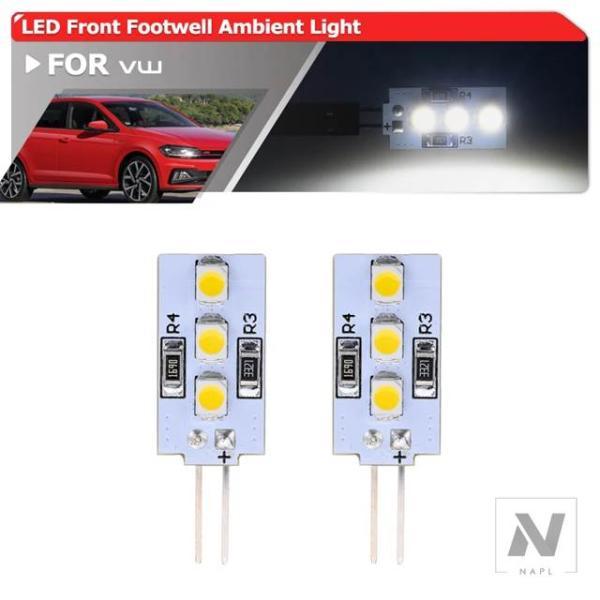 2018+ POLO MK6 JETTA MK7 2023+ TAIGUN TAIGO VIRTUS T-ROC/T-ROC CABRIO T-CROSS TOURAN II LED アンダーダッシュ フットウェルライト■仕様 【爆買】高懸...