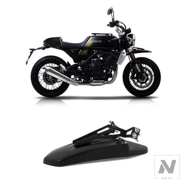 BRIXTON CROSSFIRE 500 ブラケット付きブラックオートバイフロントフェンダースプラッシュガード■仕様 【爆買】高懸念化学物質:なし原産国:中国