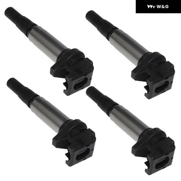 プジョー RCZ 1.6T 2010 308 SW 207 CC 2008 5008 508 BMW F20 F30 116I 118I 316I MINI R55 R56 部品 597091 イグニッション コイル 4個 カスタムパーツ ...