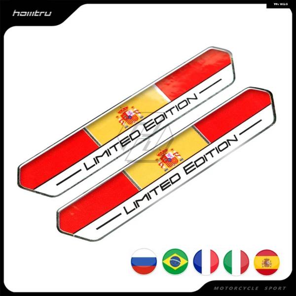 スペイン国旗限定版 ステッカー バイク タンク デカール ケース アプリリア ホンダ ヤマハ スズキ カワサキ ドゥカティ など 装飾 カスタム パーツ アクセサリーHigh-concerned chemical:Noneis_custom...