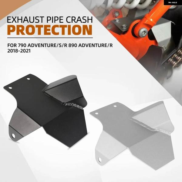 790 ADVENTURE/S/R 890 ADVENTURE/R 2018 - 21 マフラーカバー バイク ショック ヒートシールド ヒートシールド カスタム パーツ アクセサリーProtective parts:OtherHigh-c...