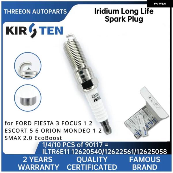 イリジウム スパークプラグ FORD FIESTA 3 FOCUS 1 2 ESCORT 5 6 ORION MONDEO 1 2 SMAX 2.0 ECOBOOST CYFS12 1686133 AG9G12405BC カスタム パーツ ...