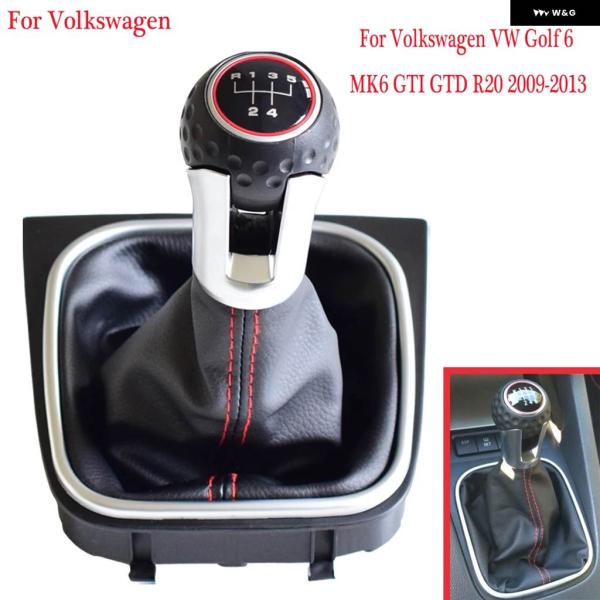 5 6速カー スタイリング マニュアル ギア シフト ノブ レバー スティック ペン V-W フォルクスワーゲン ゴルフ 5/6 MK5/6 SCIROCCO2009 オクタビア カスタム パーツ アクセサリーHigh-concerned ...