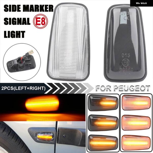 ダイナミック LED サイド マーカーライト シグナルウインカー シトロエン ベルリンゴジャンプサクソザンティアXM ZX プジョー 106306406806エキスパートパートナー カスタム パーツ アクセサリーHigh-concerned...