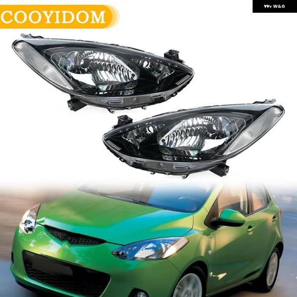 車用 ヘッドライト アセンブリ マツダ 2 2007-2012 オートフロント バンパー ヘッドライト シグナルランプ ドライビングライト ランプ ハウジング カーアクセサリー カスタムパーツ アクセサリー 交換用部品Hign-concer...