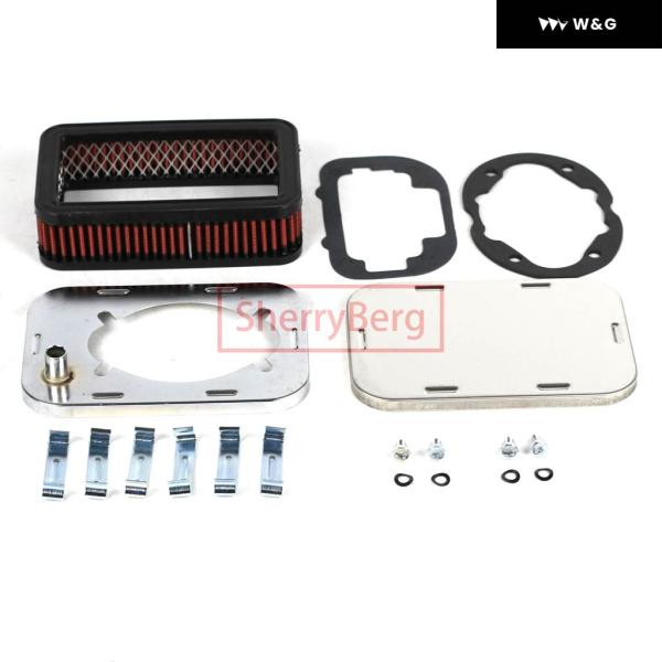 AAA+エア フィルター EMPI SOLEX DELLORTO WEBER CARB キャブレター 32/36 DFEV DFV DFAV クロームクリーナー 45MMPlacement on Vehicle:frontCountry/R...