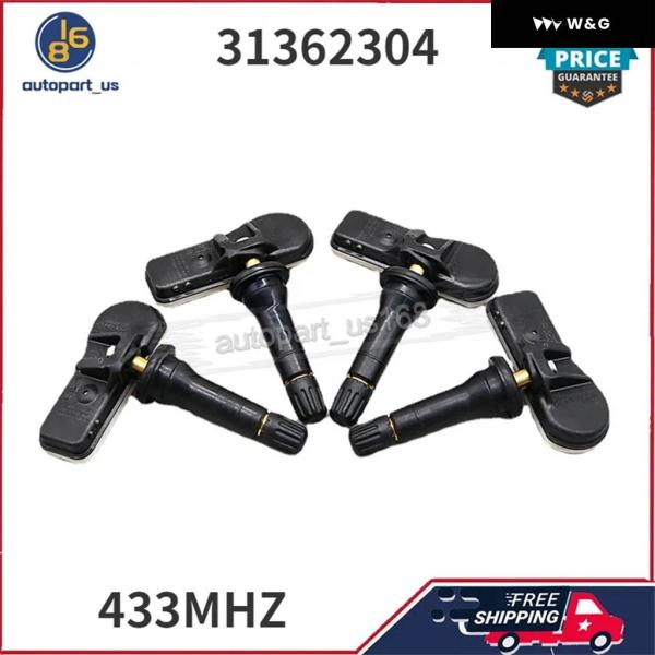 4個 ボルボ S60 S90 V60 V90 クロスカントリー XC90 433 MHZ 4個 TPMS タイヤエア圧モニターセンサー 31362304 カスタムパーツ アクセサリー 交換用部品Hign-concerned Chemical...