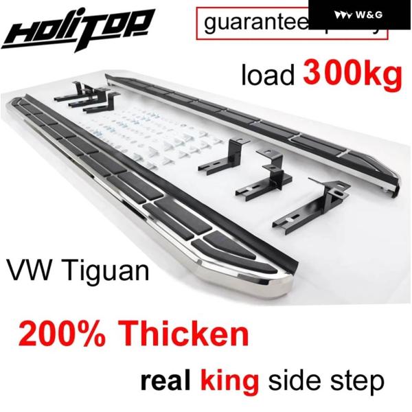 AKM ランニングボードサイドステップバー VW フォルクスワーゲン ティグアン 2010-16 2018-22 カスタムパーツ アクセサリー 交換用部品Hign-concerned Chemical:NoneOther Part Numb...