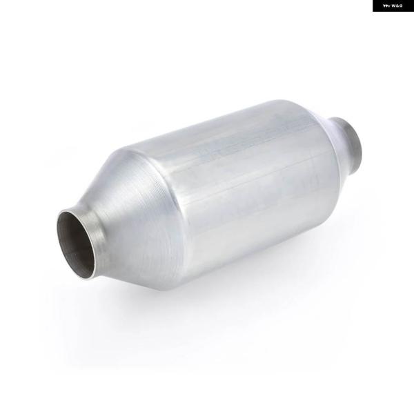 1PCS 2インチインレット/ アウトレット セラミックコア 汎用 触媒コンバーター 高フロー ステンレス 排気触媒コンバーター カスタム パーツ アクセサリーHigh-concerned chemical:NoneMaterial:Sta...