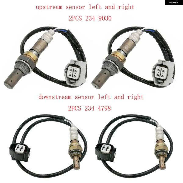 4X 234-9030 234-4798 フロントリア ラムダプローブ O2オキシセンサー ジャガーS タイプ3.0L VANDEN PLAS SUPER V8 XJ8 XJR 4.2L 2003-2005 カスタム パーツ アクセサリーE...