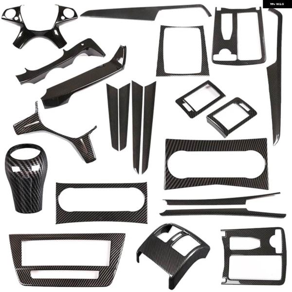 メルセデス ベンツ C クラス W204 2007-2013 ABS カーボン インテリア キット ダッシュボード コンソール ギア シフト パネル カバー トリム ステッカー カスタム パーツ アクセサリーSticker Placemen...