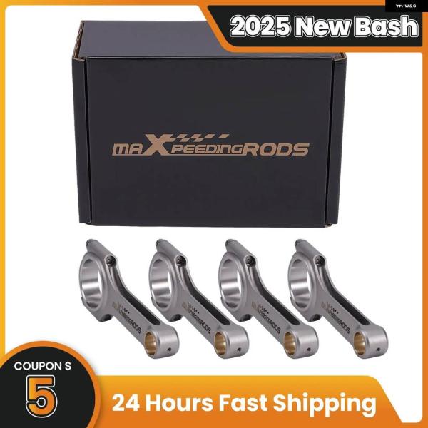 ビエラス コンロッド コンロッド ARP 2000ボルト マツダ 2.0L FS FS-DE 135MM MX-6 19931997 5.315インチ コンロッド 4340 フローティング カスタム パーツ アクセサリーHigh-conce...