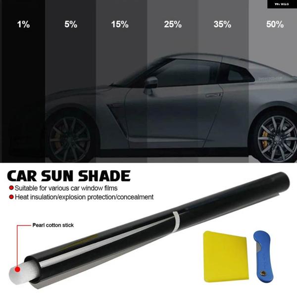 30.5M 1/5/15/25/35/50% VLT ウィンドウ プライバシー ティントフィルム ガラス パール ステッカー サンシェード フィルム UV プロテクター ホイル ステッカー フィルム ステッカー フィルム カスタム パーツ ...