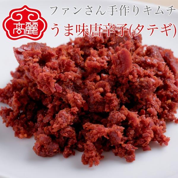 うま味唐辛子調味料（タテギ）【100g】韓国料理の定番調味料で、旨みを引き出すタテギと呼ばれる調味料です。ラーメンやスープなどお好みでお使いください。
