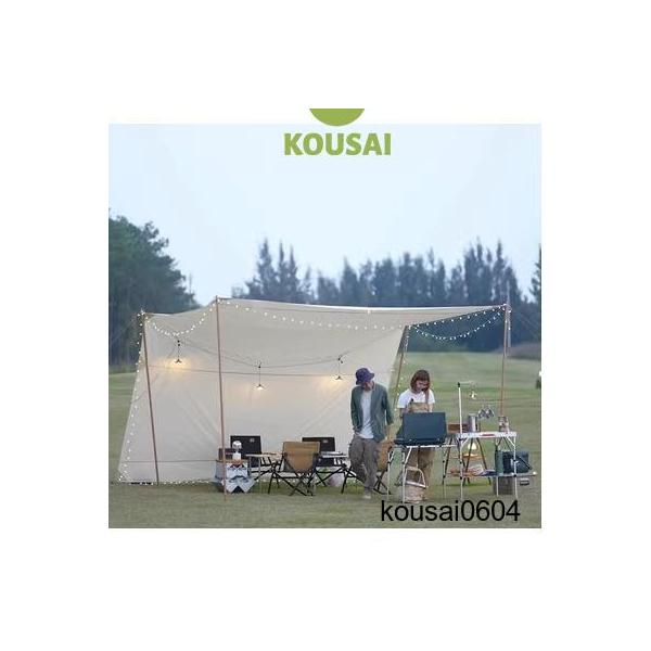 本体 : (約)300cm×300cmポールで快適な日陰を作ることができるヘキサタープが登場です。生地には優れたUVカットと高耐水性加工が施されているので、強い日差しや急な雨にも対応。ポールなどを使用することで、シーンに合わせたレイアウトを...