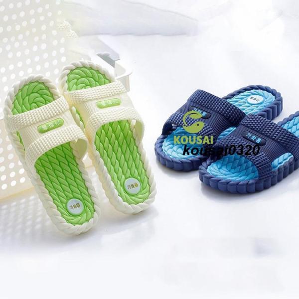 ■ 品名：健康サンダル■ 素材：PVC■ スタイル：自宅用/お風呂■ カラー：全8色■ サイズ：36-49■ 季節：春/夏/秋検索ワード：健康サンダル 健康スリッパ ツボ押し つぼ押し こり コリ ギフト 敬老の日 贈り物 グッズ ボディポ...