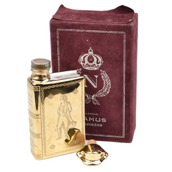 ■商品名　CAMUS NAPOLEON BOOK / ミニチュアボトル カミュ ナポレオン ブック ゴールド■産地　フランス■製造者　カミュ■アルコール度数　40％■内容量　50ml■商品状態　傷、擦れ、汚れあり■付属品　替え栓、箱(箱にシ...