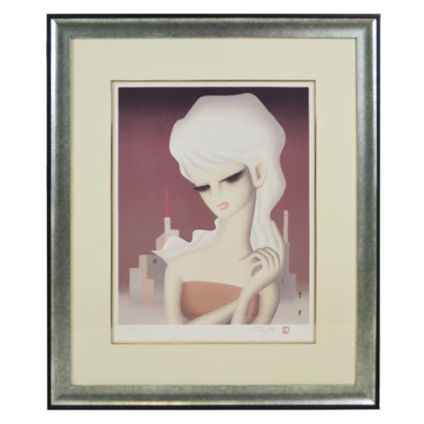 ■作者名/作品タイトル東郷青児/『赤い塔』H.C/300■画歴東郷 青児　(本名/東郷 鉄春)1897年、鹿児島に生まれる。幼少時に上京し、青山学院中等部を卒業後、有島生馬に師事した。1916年には、来派風の作品を二科展に出品、初入選して話...