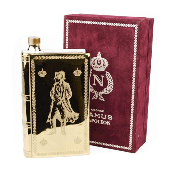 ■商品名　CAMUS NAPOLEON COGNAC BOOK /　カミュ ナポレオン コニャック ブック 替え栓付き■産地　フランス■製造者　カミュ■アルコール度数　40％■内容量　700ml■商品状態　多少の傷、擦れ、汚れあり■付属品　...