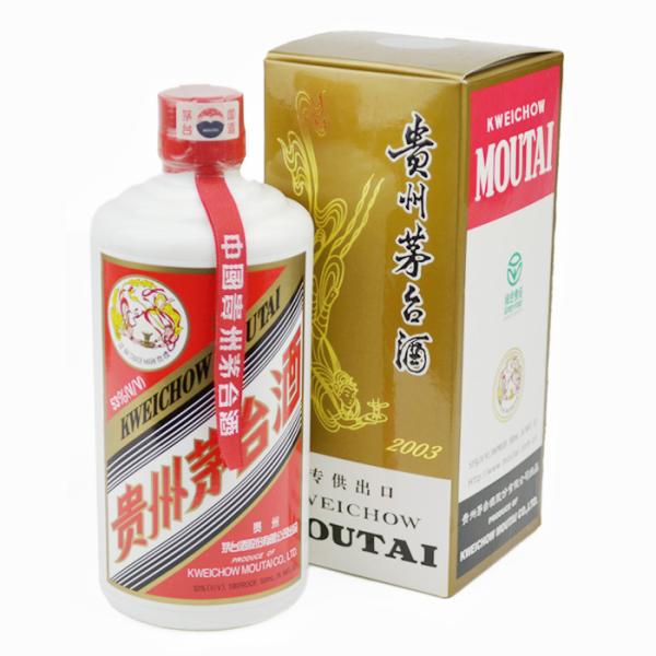 ※こちらは【兵庫県内配送限定】の商品です。兵庫県以外への発送はできかねます。予めご了承ください。■商品名　貴州茅台酒 天女 マオタイ 2003年 500ml■産地　中華人民共和国■アルコール度数　53度■内容量　500ml■商品状態　経年劣...