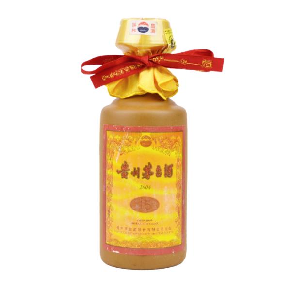 ※こちらは【兵庫県内配送限定】の商品です。兵庫県以外への発送はできかねます。予めご了承ください。■商品名　貴州茅台酒 マオタイ 2004年 500ml■産地　中華人民共和国■アルコール度数　53度■内容量　500ml■商品状態　経年劣化によ...