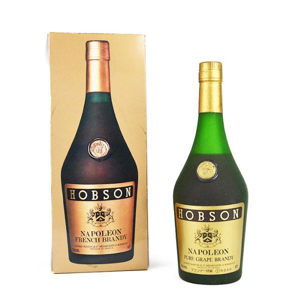 ※こちらは【兵庫県内配送限定】の商品です。兵庫県以外への発送はできかねます。予めご了承ください。■商品名　HOBSON NAPOLEON BRANDY■産地　フランス■アルコール度数　40％■内容量　700ml　　■付属品　箱（経年劣化によ...