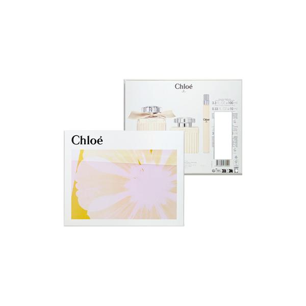 商品説明：愛され続けるクロエの香りの100ｍLと同じ香りのボディローションとパーススプレーの限定コフレセット。  【セット内容】 ・クロエ オードパルファム EDP SP 100ml ・クロエ オードパルファム（パーススプレー）EDP SP...